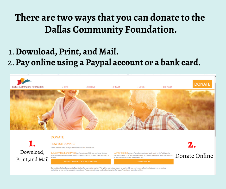 Donate | Dallas OR